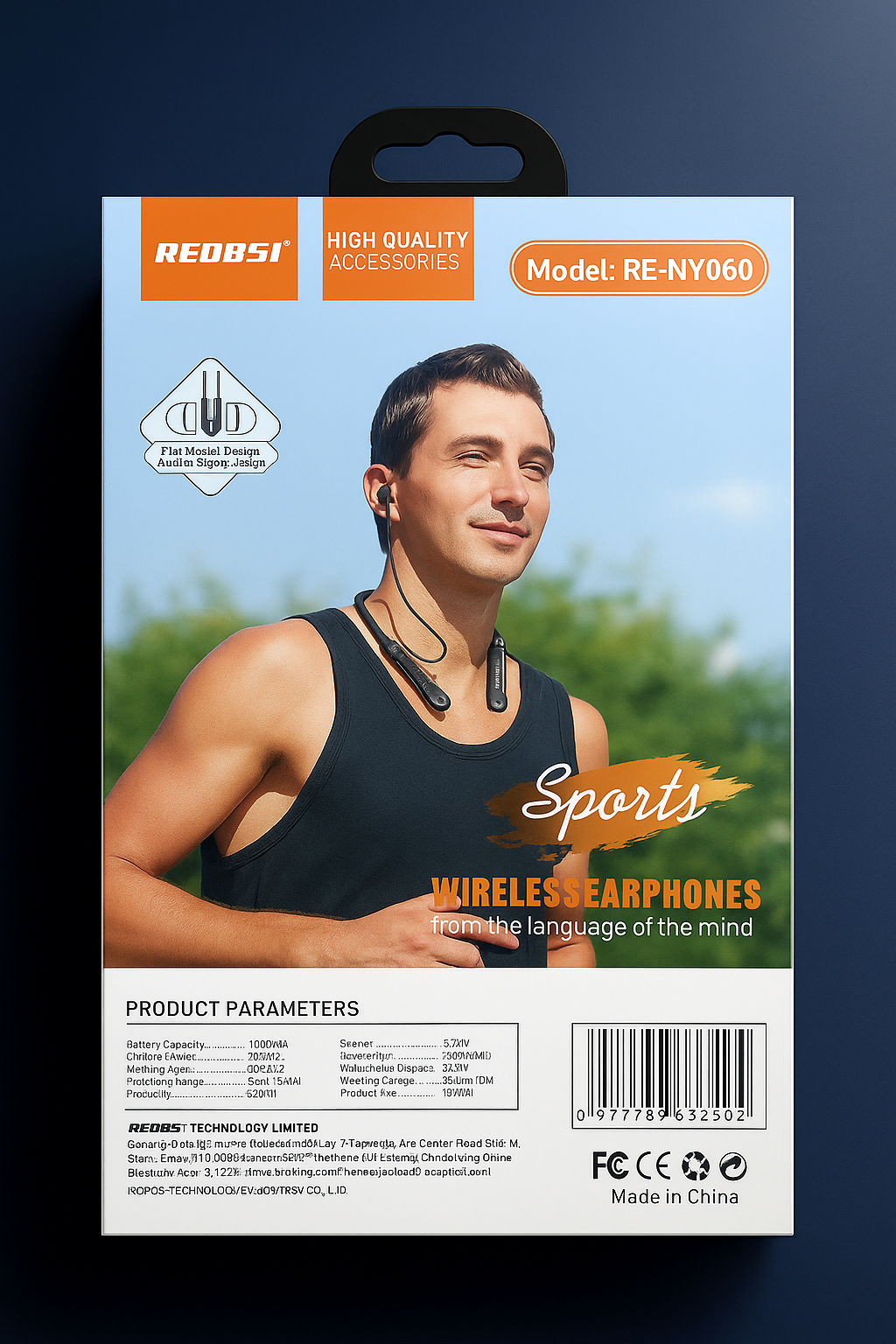 Recrsi RE-NY060 200 Hours Bluetooth Neckband